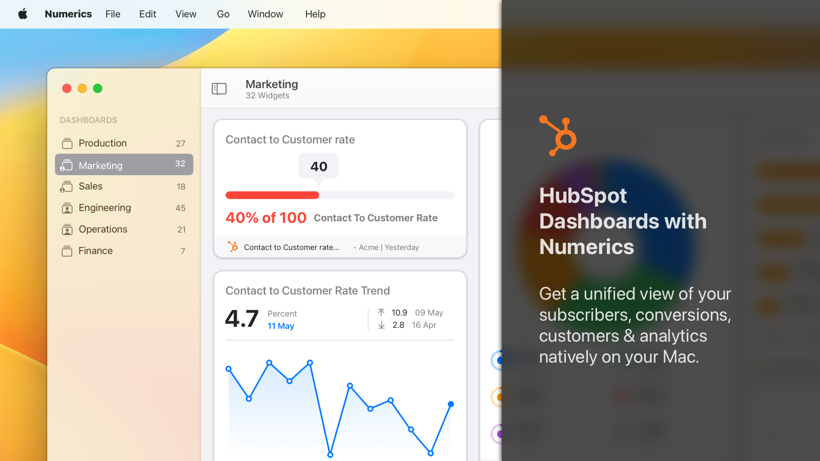 Numerics HubSpot Integration | Connect Them Today